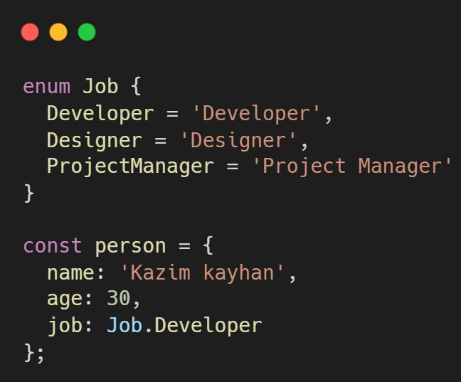 Kazim Kayhan on LinkedIn: Use TypeScript's enum feature to define a set ... Kazim Kayhan on LinkedIn: Use TypeScript's enum feature to define a set ...