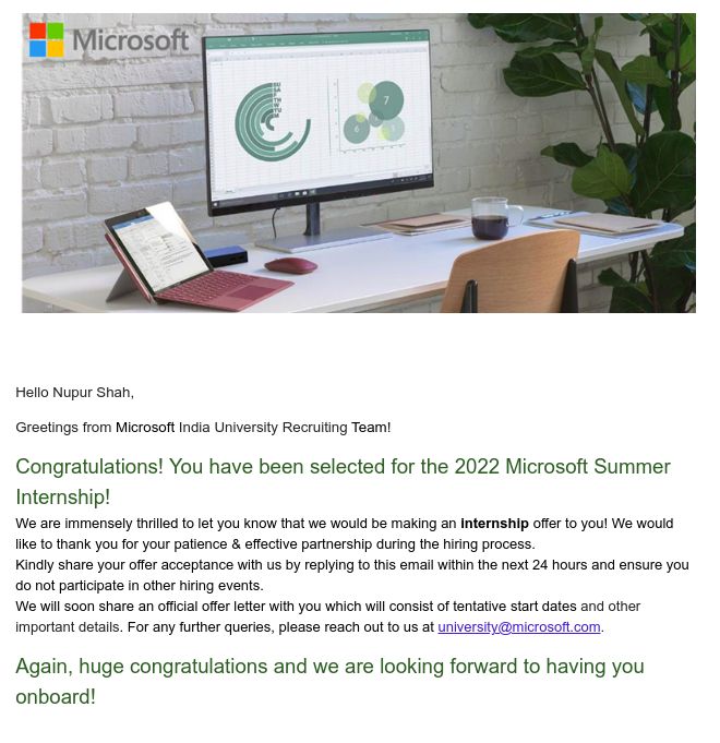 Nupur Shah on LinkedIn: #microsoft | 23 comments Nupur Shah on LinkedIn: #microsoft | 23 comments