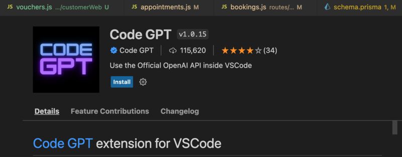 Saqib Diar on LinkedIn: #chatgptai #vscode #codegpt Saqib Diar on LinkedIn: #chatgptai #vscode #codegpt