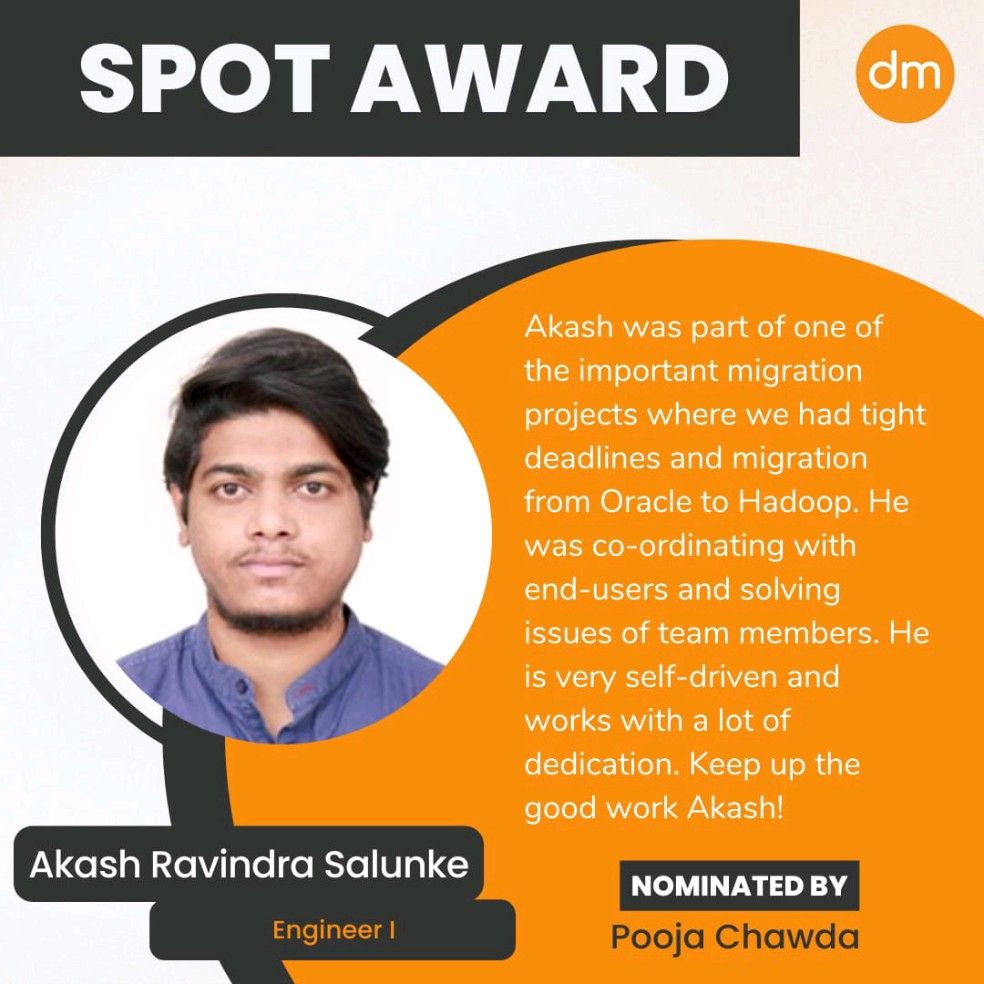 AKASH SALUNKE on LinkedIn: #spot #team #teameffort #thankyouteam # ... AKASH SALUNKE on LinkedIn: #spot #team #teameffort #thankyouteam # ...