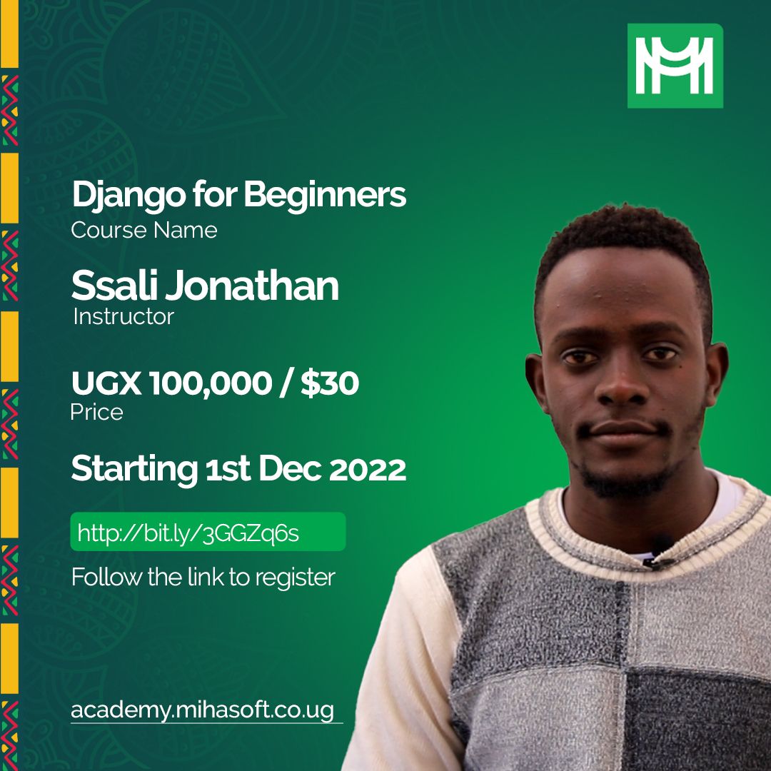 Ssali Jonathan on LinkedIn: #python #webdevelopment #django Ssali Jonathan on LinkedIn: #python #webdevelopment #django