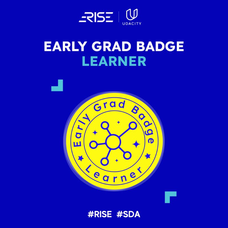 Hind AlTamimi on LinkedIn: #udacity #sda #rise Hind AlTamimi on LinkedIn: #udacity #sda #rise