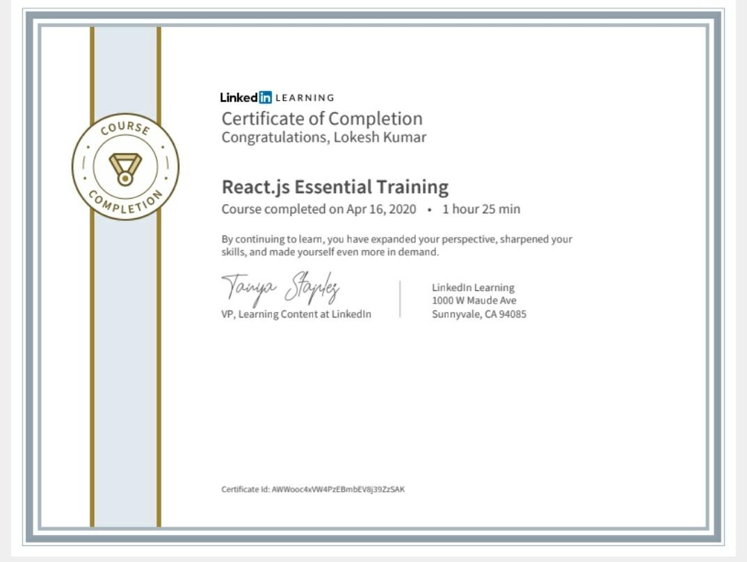 Lokesh Kumar on LinkedIn: #reactjs #javascript #es6 #reactdeveloper # ... Lokesh Kumar on LinkedIn: #reactjs #javascript #es6 #reactdeveloper # ...