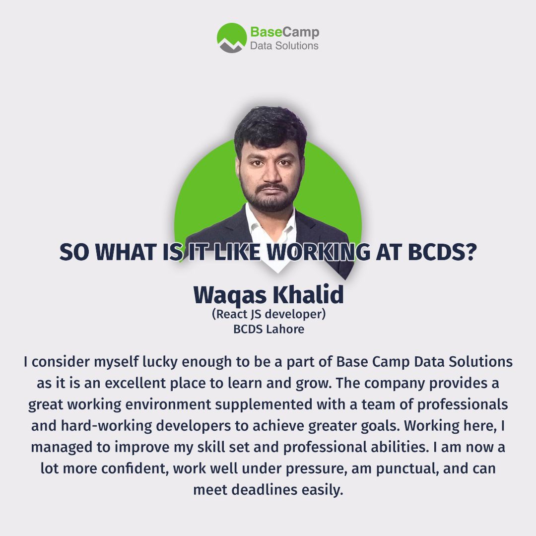 Base Camp Data Solutions on LinkedIn: #bcds #careers #growth #islamabad ... Base Camp Data Solutions on LinkedIn: #bcds #careers #growth #islamabad ...