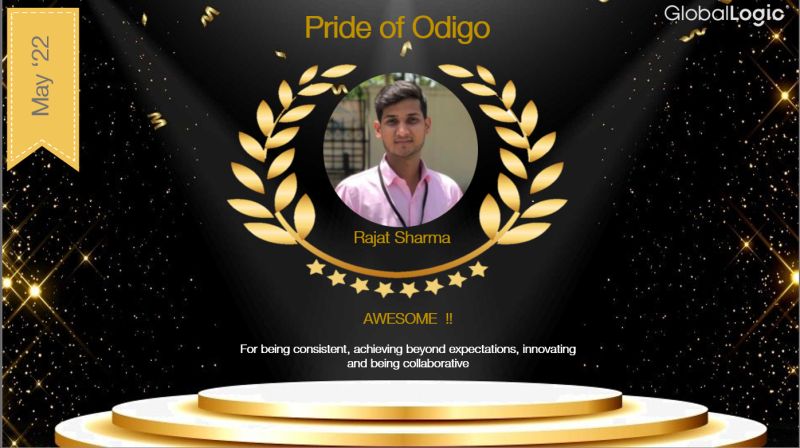 Rajat Kumar sharma on LinkedIn: #globallogic #recognition Rajat Kumar sharma on LinkedIn: #globallogic #recognition