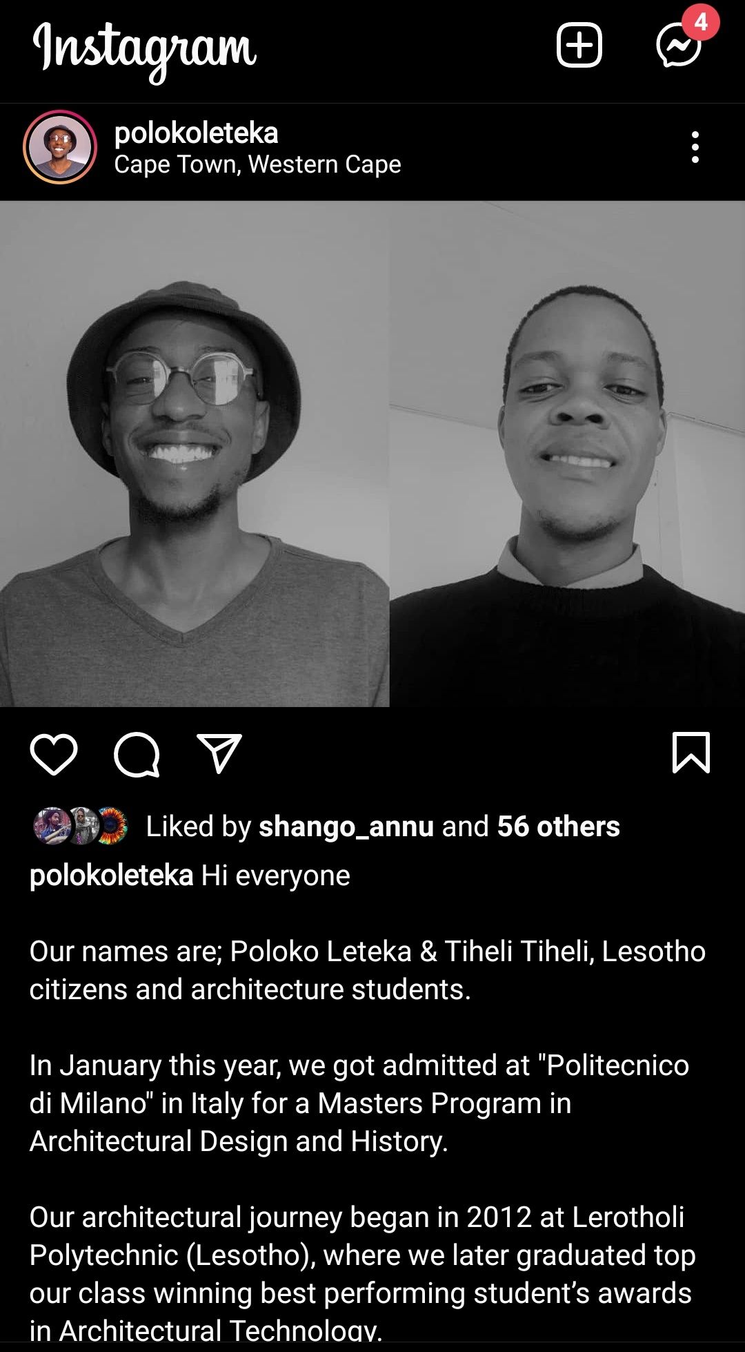 Thato Moeketse posted on LinkedIn Thato Moeketse posted on LinkedIn