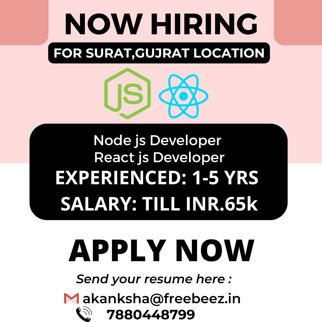 FreeBeez on LinkedIn: #hiring #hiringimmediately #nodejsdevelopers # ... FreeBeez on LinkedIn: #hiring #hiringimmediately #nodejsdevelopers # ...