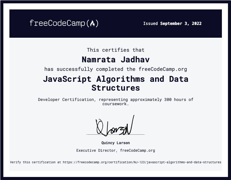 Namrata Jadhav on LinkedIn: #javascript #coding #algorithms # ... Namrata Jadhav on LinkedIn: #javascript #coding #algorithms # ...