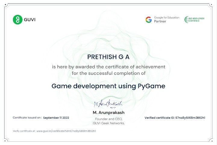 Prethish GA posted on LinkedIn Prethish GA posted on LinkedIn