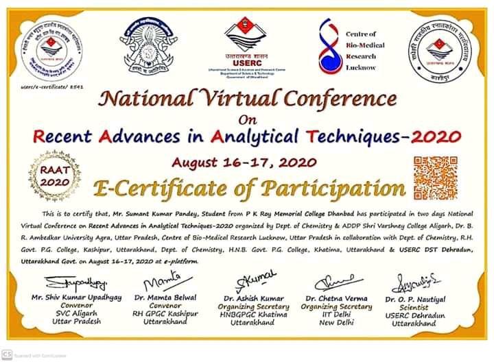 Sumant Kumar Pandey on LinkedIn: Recent advances in analytical ... Sumant Kumar Pandey on LinkedIn: Recent advances in analytical ...