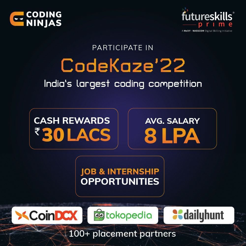 Sanyam Sharma on LinkedIn: #connections #codingninjas #codingninjas # ... Sanyam Sharma on LinkedIn: #connections #codingninjas #codingninjas # ...