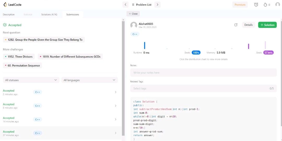 Akshat Shukla on LinkedIn: #leetcode #cpp #dsa Akshat Shukla on LinkedIn: #leetcode #cpp #dsa