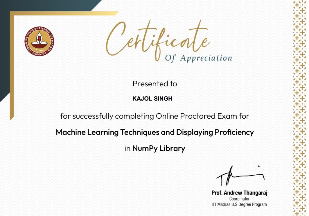 Kajol Singh on LinkedIn: #datascience #machinelearning #numpy # ... Kajol Singh on LinkedIn: #datascience #machinelearning #numpy # ...