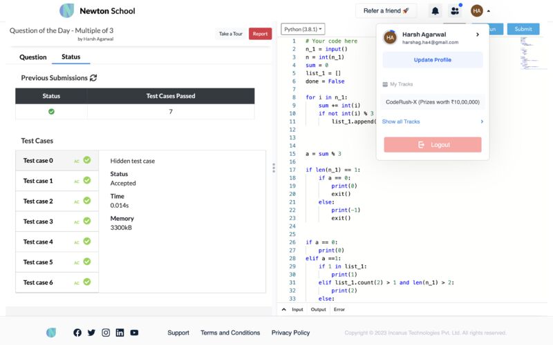 Harsh Agarwal on LinkedIn: #python #day25 #30daysofcode #community # ... Harsh Agarwal on LinkedIn: #python #day25 #30daysofcode #community # ...