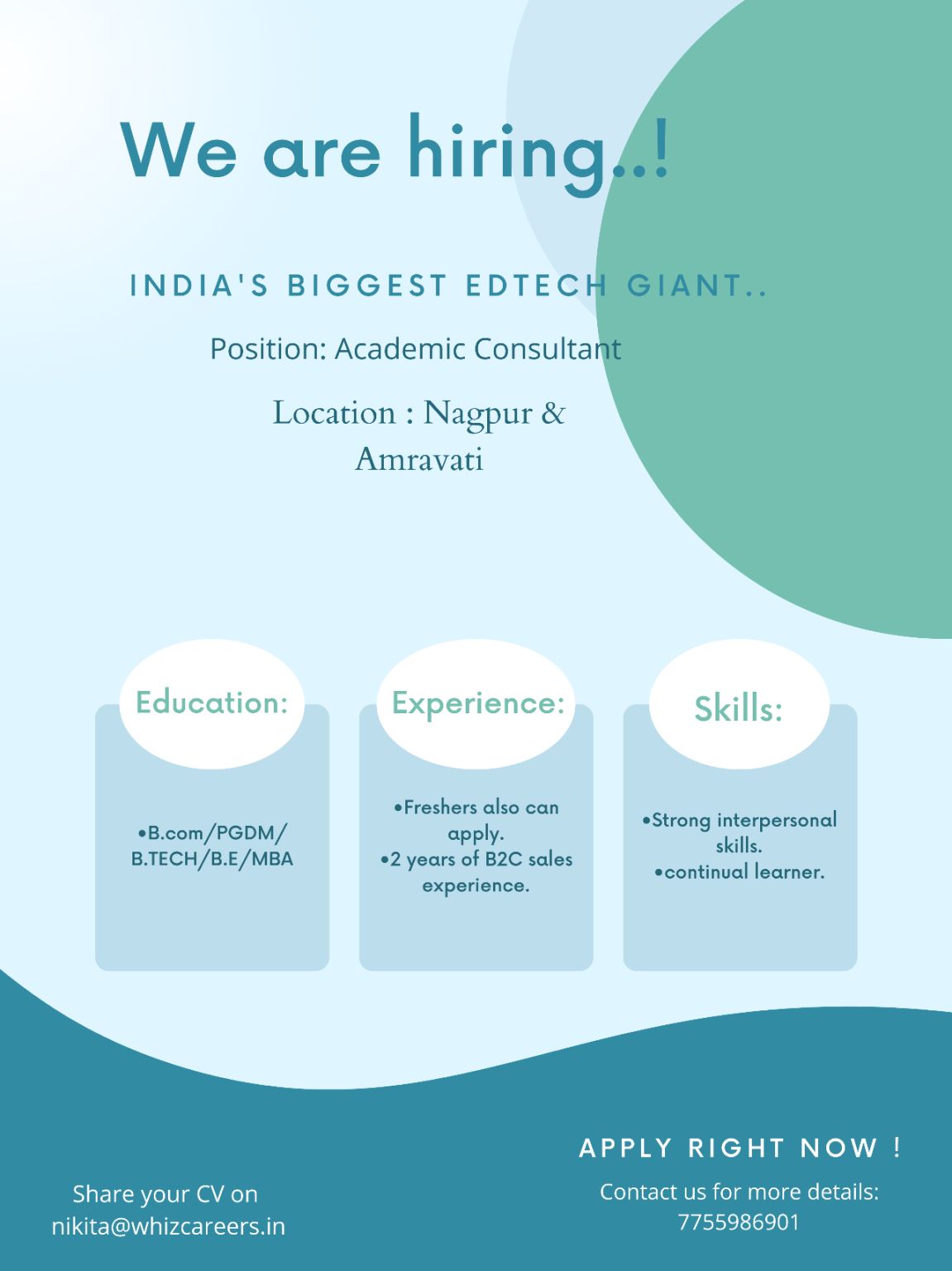 Nikita Wankhade on LinkedIn: #successfactors #careers2021 #whizcareers ... Nikita Wankhade on LinkedIn: #successfactors #careers2021 #whizcareers ...