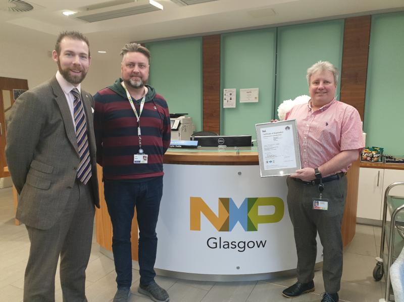Congratulations to NXP Semiconductors who recently achieved their ISO ... Congratulations to NXP Semiconductors who recently achieved their ISO ...