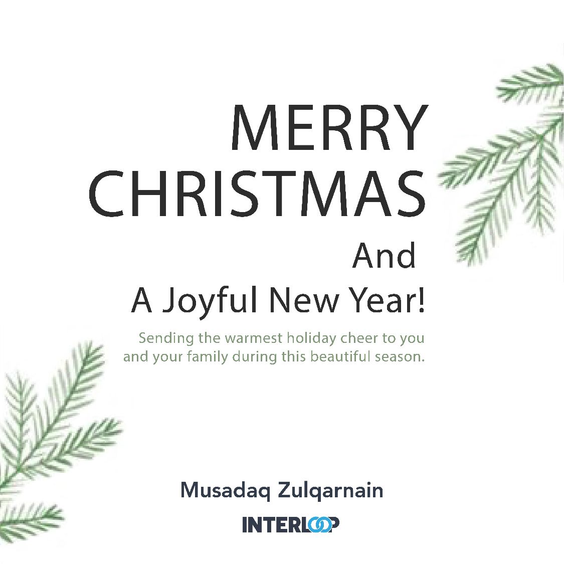 Musadaq Zulqarnain on LinkedIn: #happyholidays Musadaq Zulqarnain on LinkedIn: #happyholidays