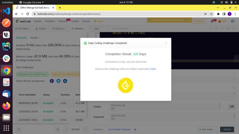 Tanish Sharma on LinkedIn: #day100 #100daysofcodechallenge #leetcode ... Tanish Sharma on LinkedIn: #day100 #100daysofcodechallenge #leetcode ...