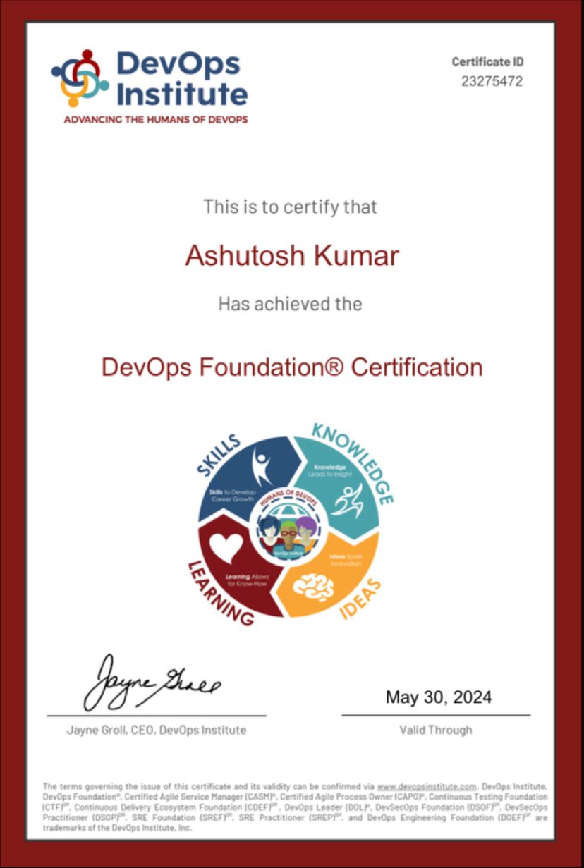 Ashutosh Kumar on LinkedIn: Initial steps towards DevOps journey… Ashutosh Kumar on LinkedIn: Initial steps towards DevOps journey…