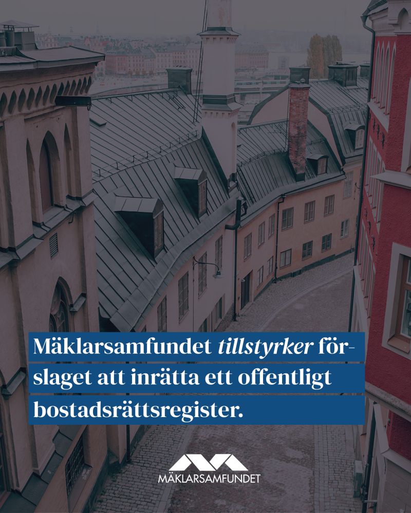 Droppen urholkar stenen. Alla gynnas av ett offentligt bostadsregister ... Droppen urholkar stenen. Alla gynnas av ett offentligt bostadsregister ...
