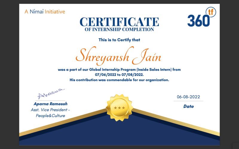 #summerinternship | Shreyansh Jain #summerinternship | Shreyansh Jain