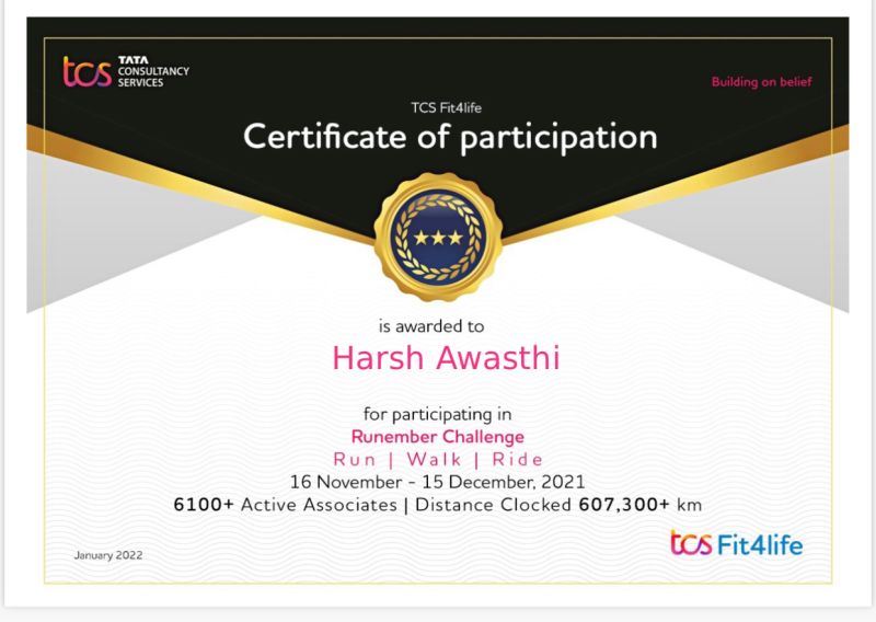 Harsh Awasthi on LinkedIn: #tcs Harsh Awasthi on LinkedIn: #tcs