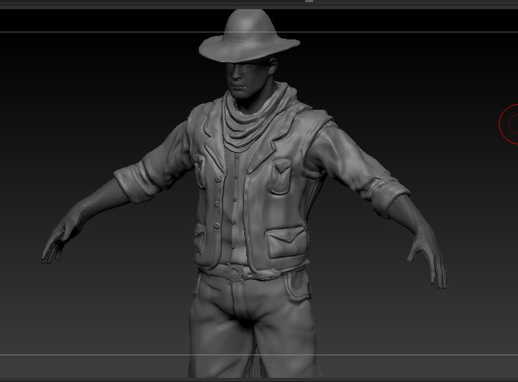 Cowboy Cloth Sculpt on the zbrush character #zbrush #cg #sculpt #art # ... Cowboy Cloth Sculpt on the zbrush character #zbrush #cg #sculpt #art # ...