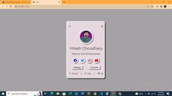 Srishti Mehta on LinkedIn: #profilecard #html #css #pwskills # ... Srishti Mehta on LinkedIn: #profilecard #html #css #pwskills # ...