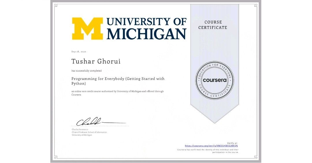 Tushar Ghorui on LinkedIn: #programming #python Tushar Ghorui on LinkedIn: #programming #python