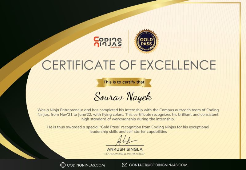 Sourav Nayek on LinkedIn: #connections #codingninjas #coding #coding # ... Sourav Nayek on LinkedIn: #connections #codingninjas #coding #coding # ...