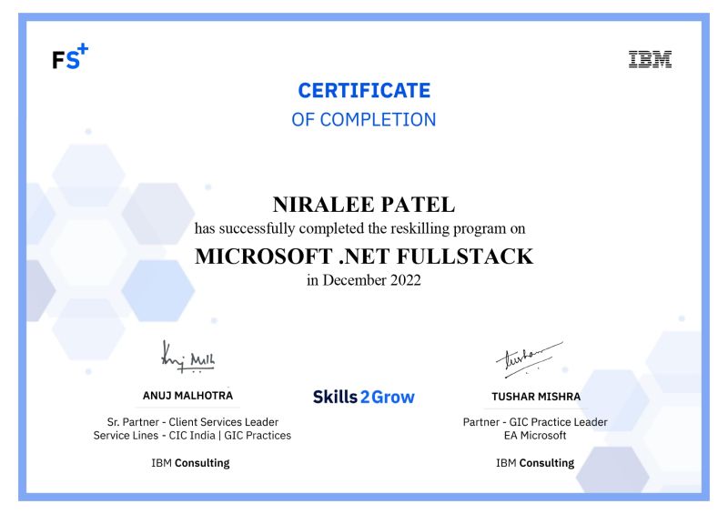 Niralee Patel on LinkedIn: #reactjs #aspnetcore #webapi #sqldatabase Niralee Patel on LinkedIn: #reactjs #aspnetcore #webapi #sqldatabase