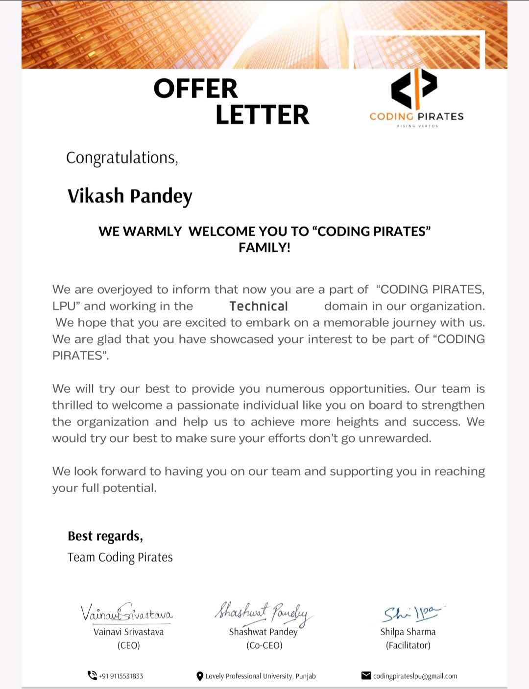 vikash pandey on LinkedIn: #codingpirutslpu vikash pandey on LinkedIn: #codingpirutslpu