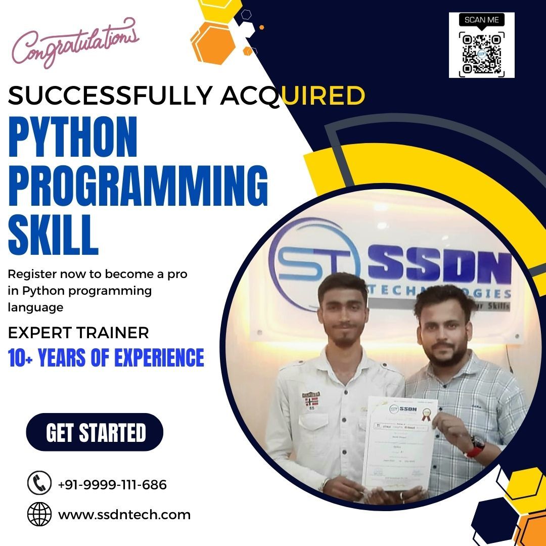 SSDN Technologies on LinkedIn: #python #pythonprogramming # ... SSDN Technologies on LinkedIn: #python #pythonprogramming # ...