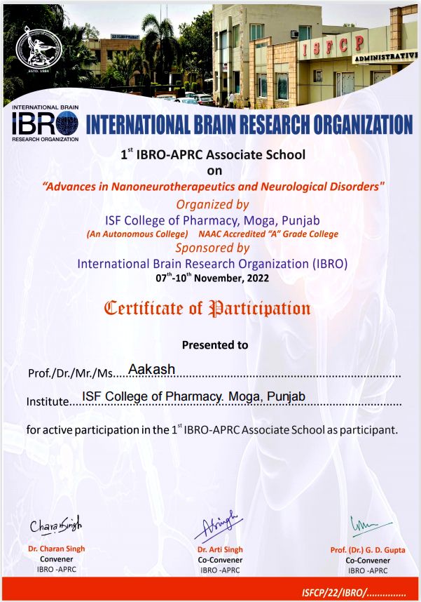 Aakash Verma on LinkedIn: #isfcollegeofpharmacy Aakash Verma on LinkedIn: #isfcollegeofpharmacy