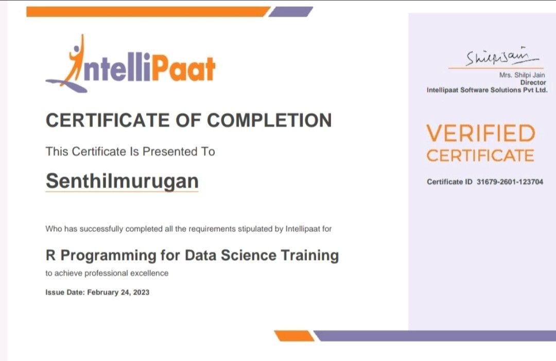 SenthilMurugan Velu on LinkedIn: Data Science - R programming ... SenthilMurugan Velu on LinkedIn: Data Science - R programming ...