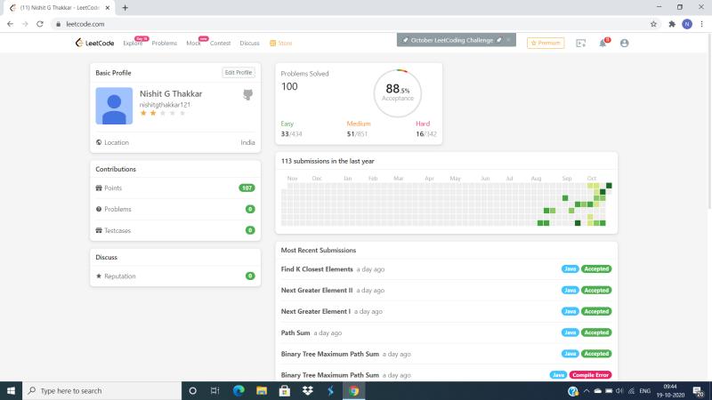 Nishit Thakkar on LinkedIn: #leetcode #competitiveprogramming # ... Nishit Thakkar on LinkedIn: #leetcode #competitiveprogramming # ...