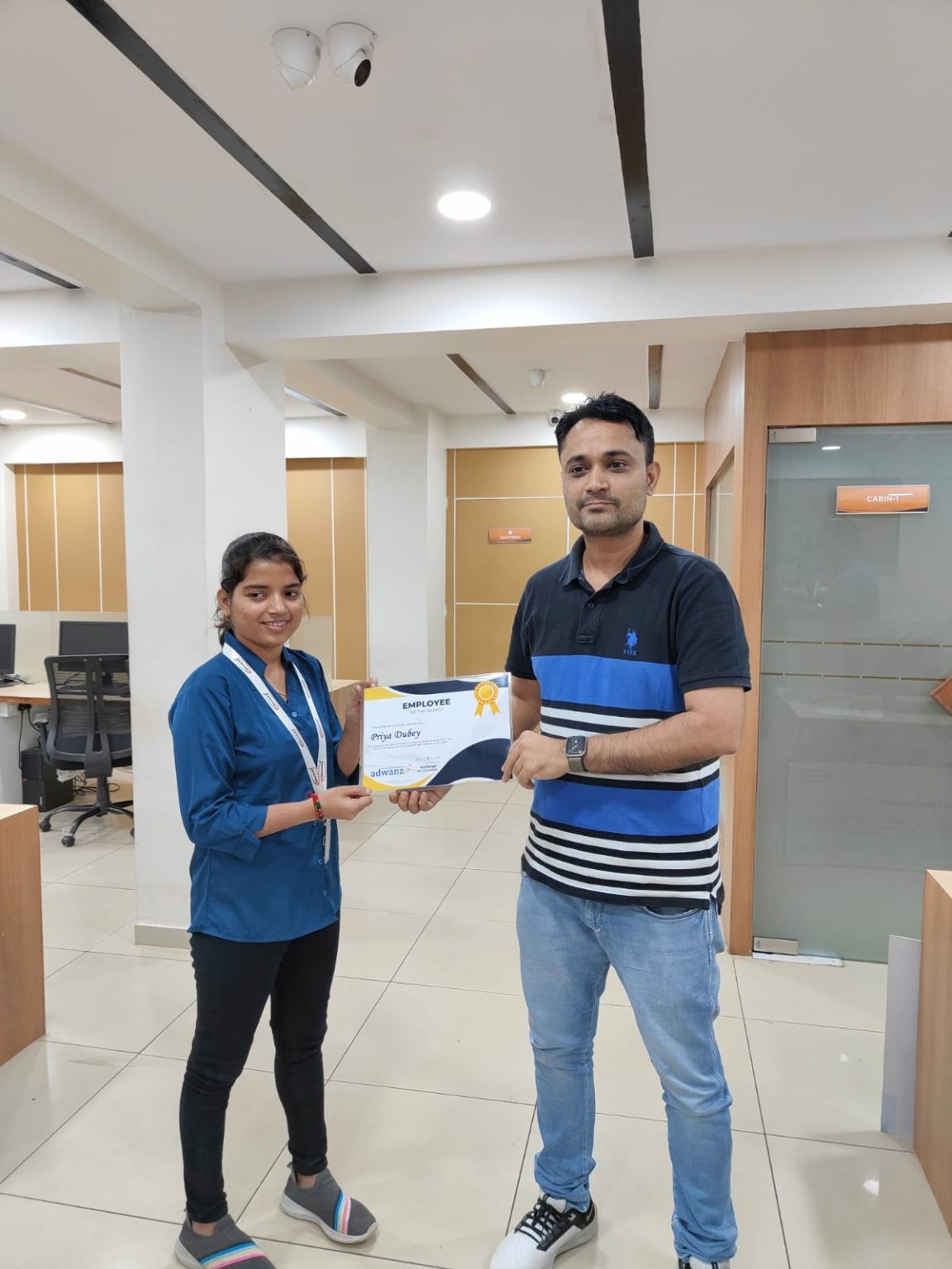 Congratulations to Priya to become a employee of the month. And special ... Congratulations to Priya to become a employee of the month. And special ...