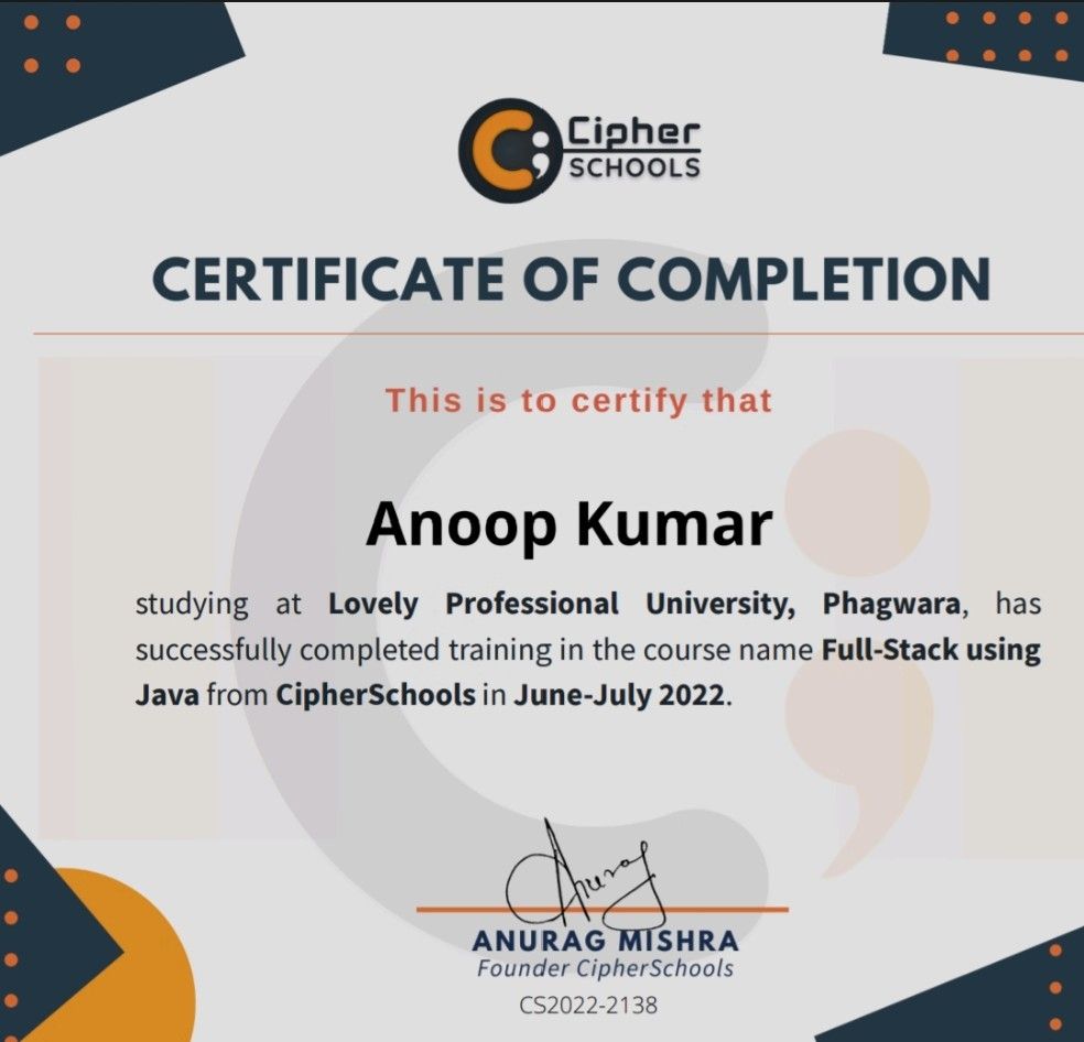 Anoop Kumar on LinkedIn: #javafullstack #fullstackdeveloper #react Anoop Kumar on LinkedIn: #javafullstack #fullstackdeveloper #react