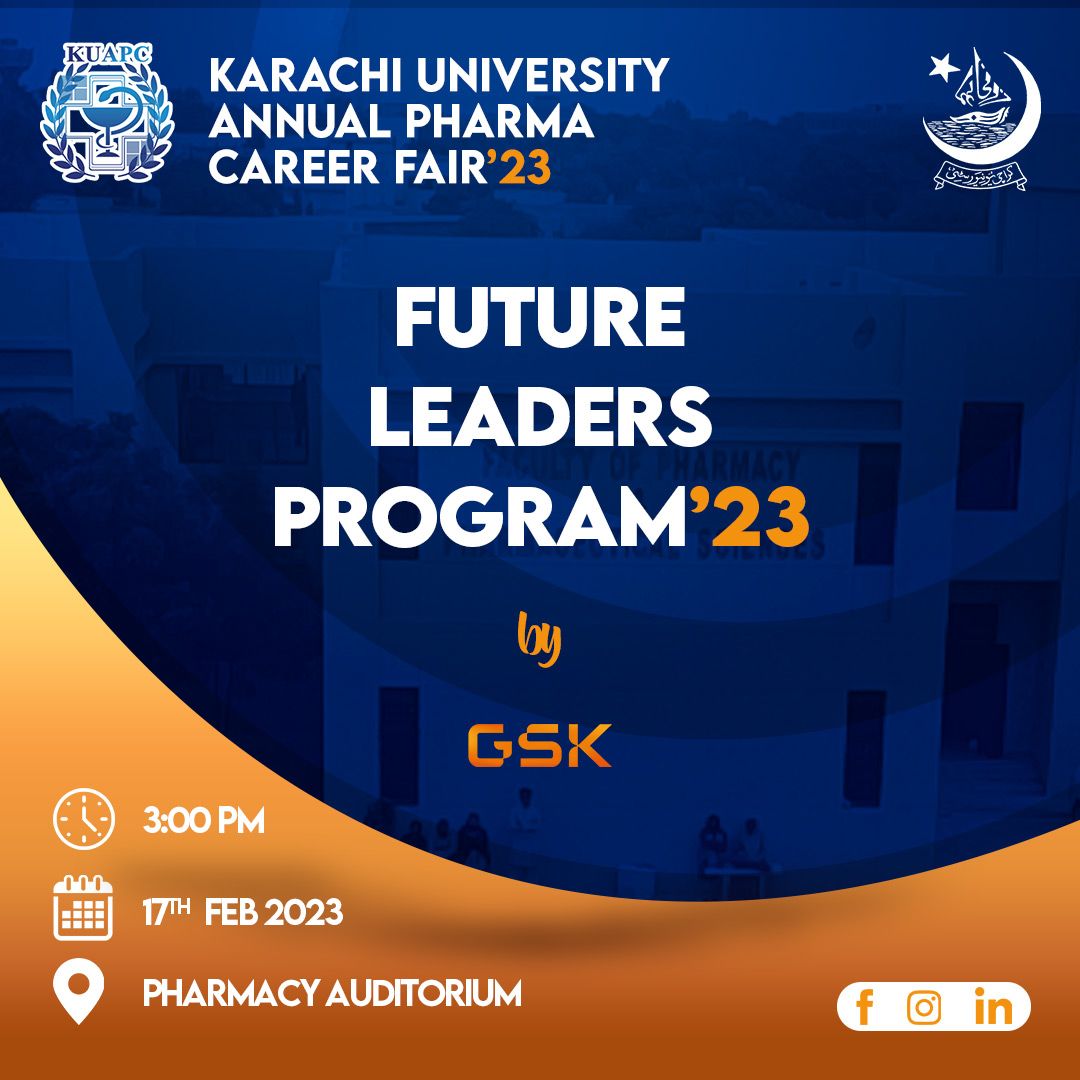 KUAPC Karachi University Annual Pharma Career Fair on LinkedIn: Karachi ... KUAPC Karachi University Annual Pharma Career Fair on LinkedIn: Karachi ...