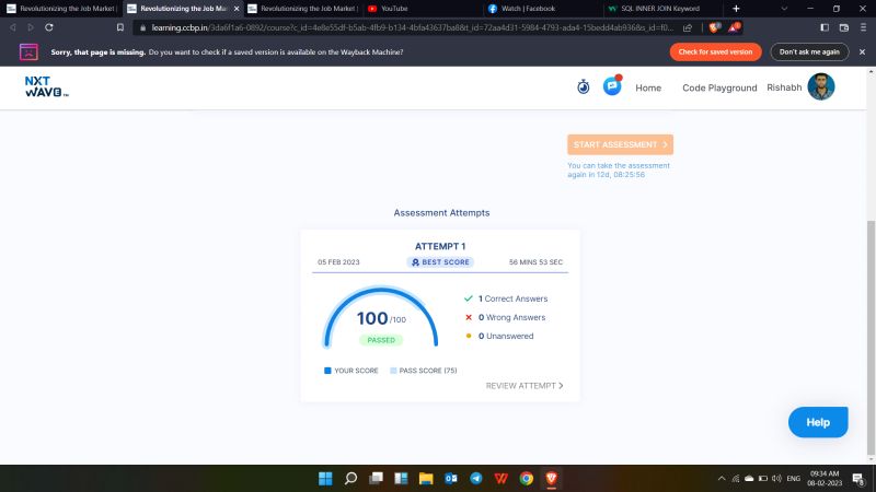 Rishabh Raj on LinkedIn: #nxtwave #ccbp #pythonprogramming #idptest # ... Rishabh Raj on LinkedIn: #nxtwave #ccbp #pythonprogramming #idptest # ...