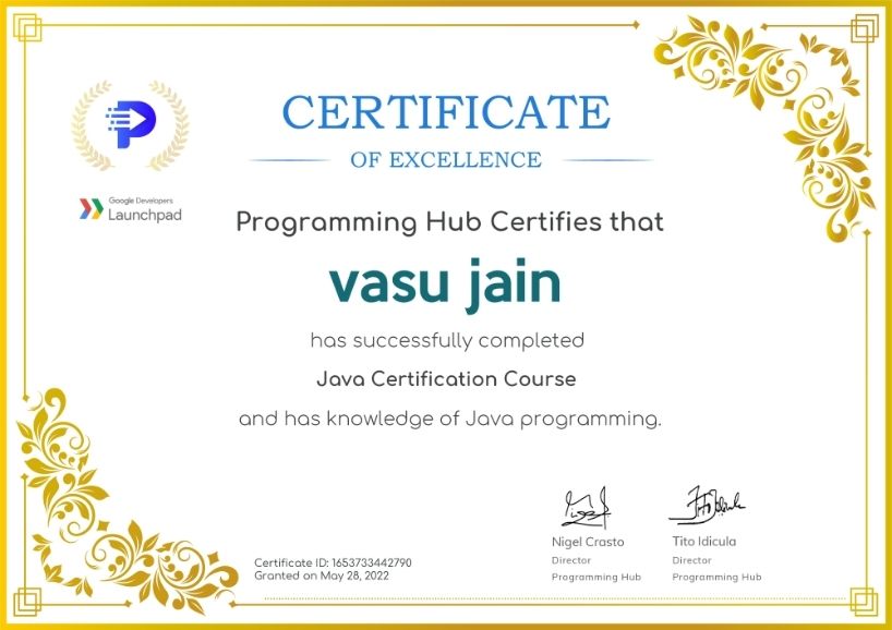 Vasu Jain on LinkedIn: #javaprogramming Vasu Jain on LinkedIn: #javaprogramming