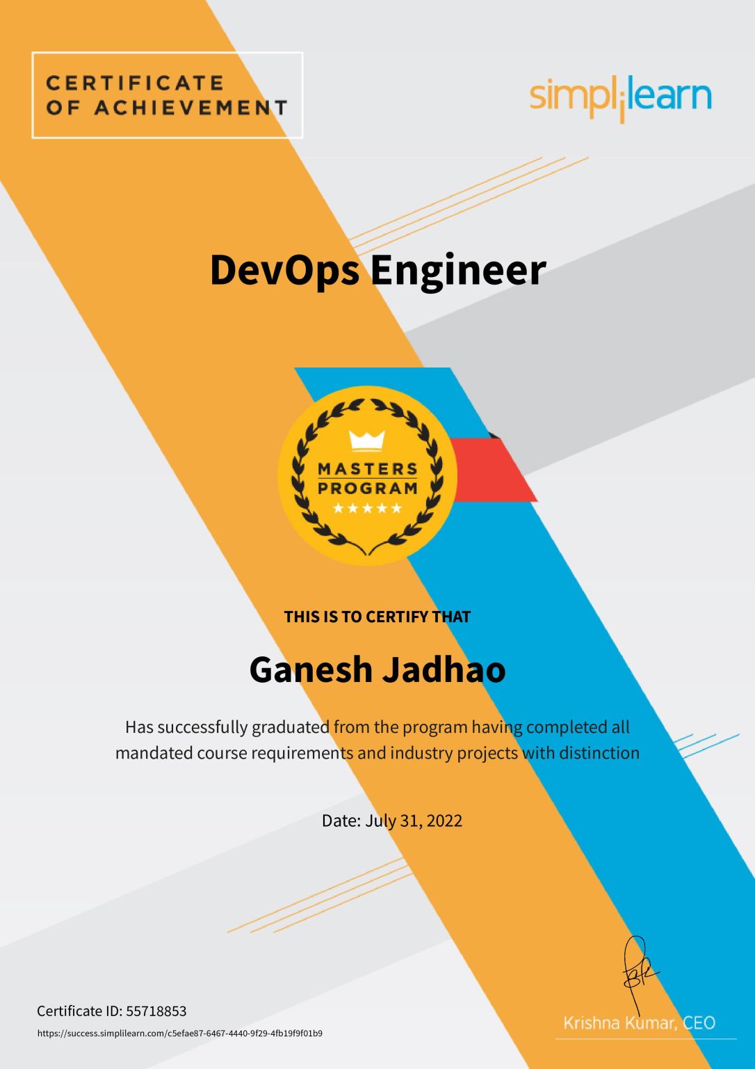 Ganesh Jadhao on LinkedIn: #simplilearn #cicd #docker #kubernetes #aws ... Ganesh Jadhao on LinkedIn: #simplilearn #cicd #docker #kubernetes #aws ...