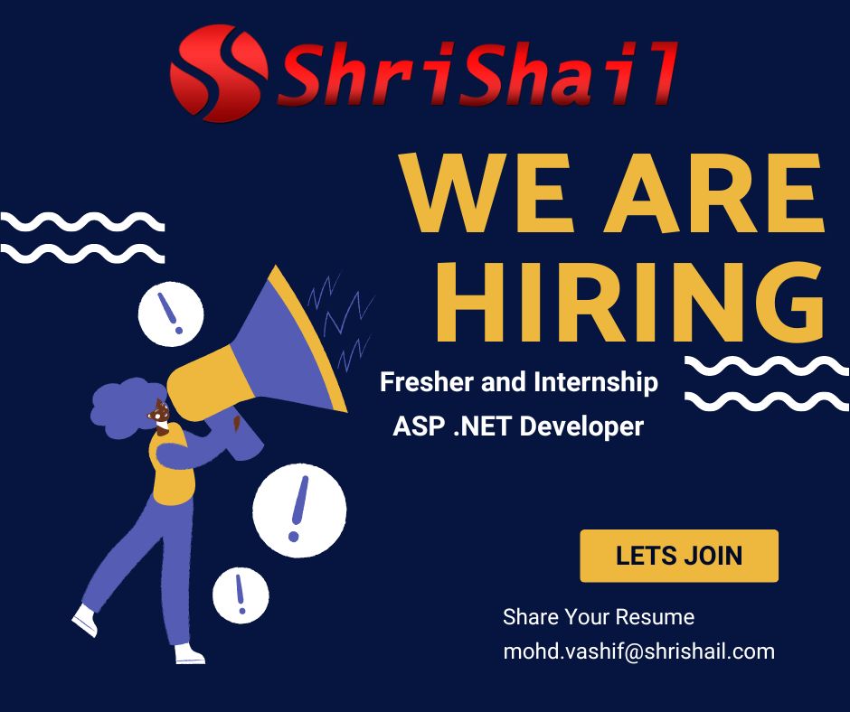 ShriShail Technologies Pvt. Ltd. on LinkedIn: #job #sql #aspnetcore # ... ShriShail Technologies Pvt. Ltd. on LinkedIn: #job #sql #aspnetcore # ...