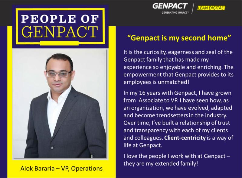 Genpact on LinkedIn: #CAREERS: Alok Bararia – Vice President ... Genpact on LinkedIn: #CAREERS: Alok Bararia – Vice President ...
