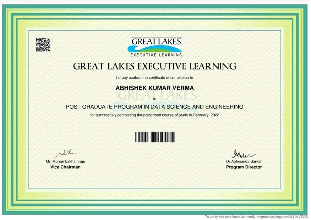 Abhishek Kumar Verma on LinkedIn: #datascience #learning #engineering # ... Abhishek Kumar Verma on LinkedIn: #datascience #learning #engineering # ...