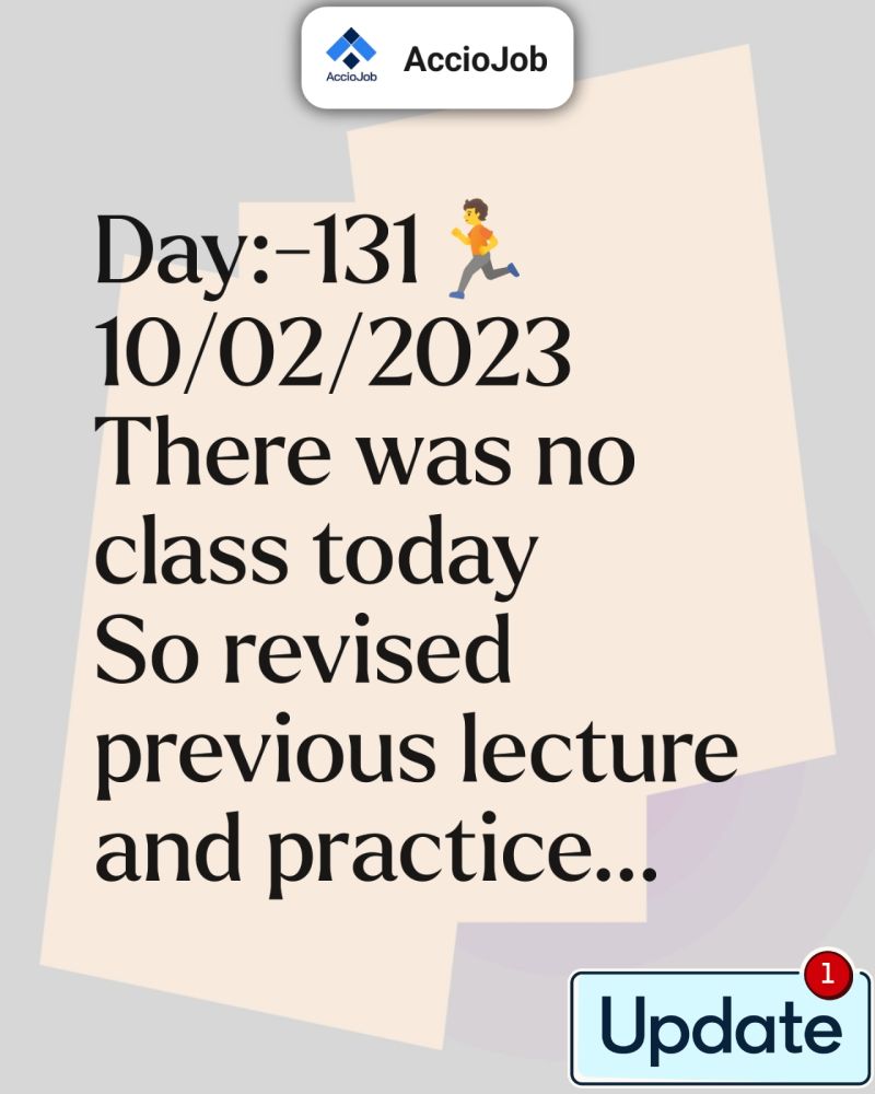 Amit Kumar on LinkedIn: #acciojob #200daysofcodechallenge ... Amit Kumar on LinkedIn: #acciojob #200daysofcodechallenge ...