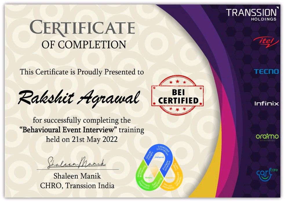 Rakshit Agrawal on LinkedIn: #learning #certified #consistency Rakshit Agrawal on LinkedIn: #learning #certified #consistency
