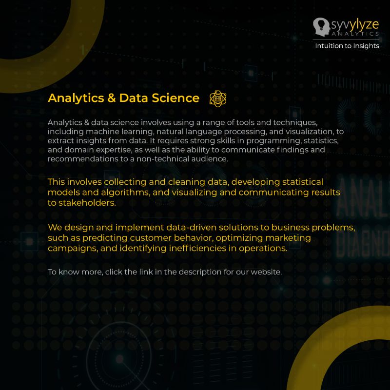 Syvylyze Analytics on LinkedIn: #datascience #analytics #syvylyze # ... Syvylyze Analytics on LinkedIn: #datascience #analytics #syvylyze # ...