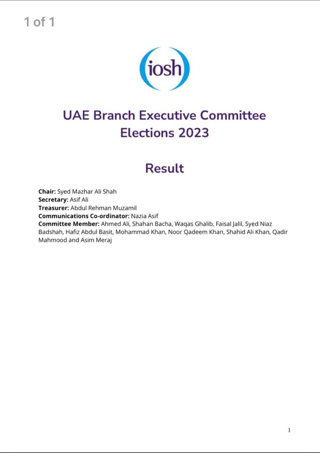 Asif Ali Amir CMIOSH on LinkedIn: #secretary | 73 comments Asif Ali Amir CMIOSH on LinkedIn: #secretary | 73 comments