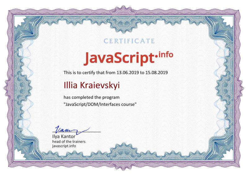 Illia Kraievskyi on LinkedIn: #javascript #courses #programming Illia Kraievskyi on LinkedIn: #javascript #courses #programming